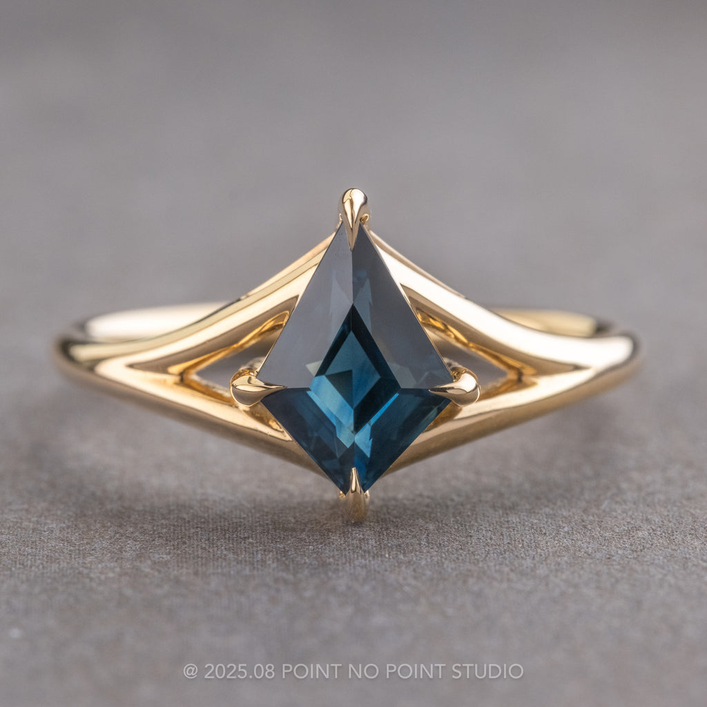 Sapphire Engagement Ring, Point No Point Studio