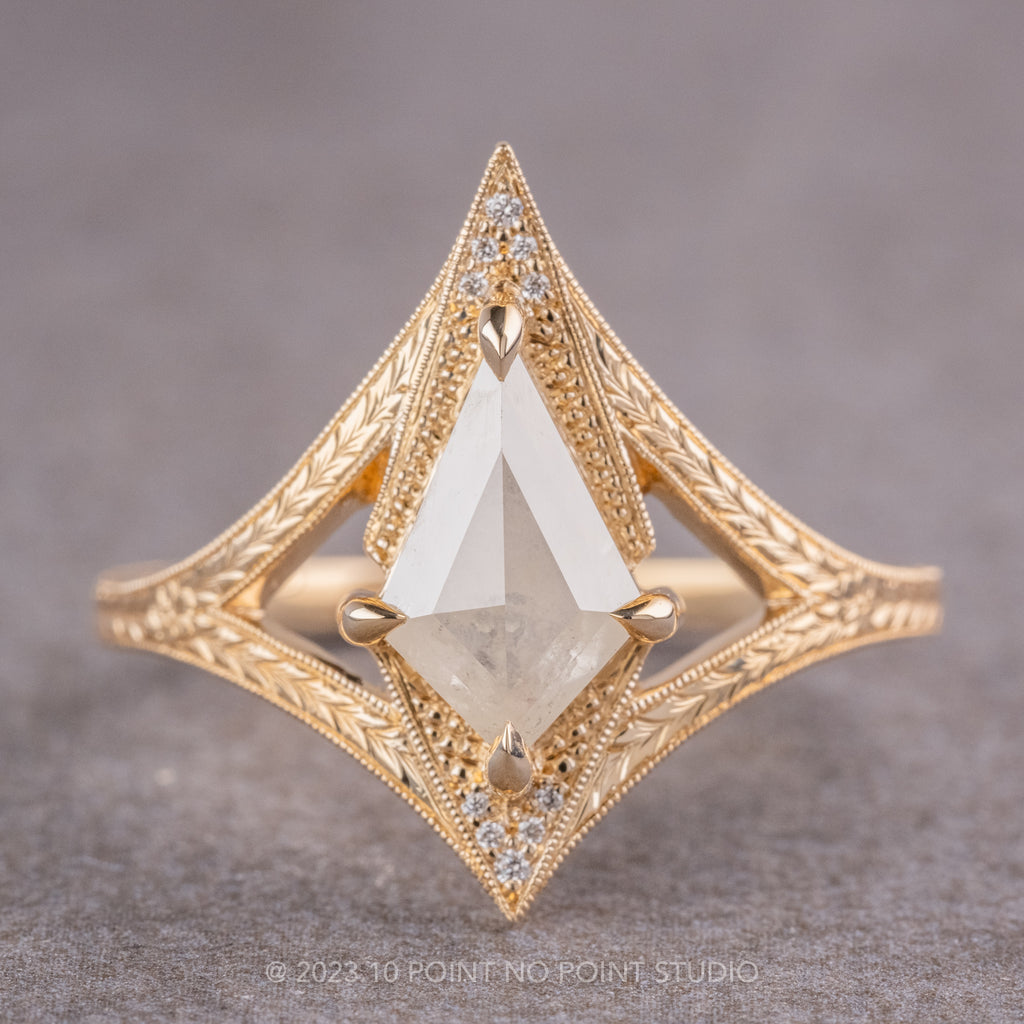 Icy Kite Diamond Ring, Point No Point Studio