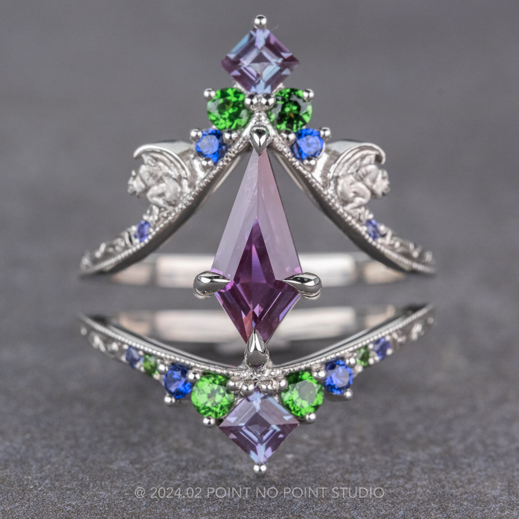 Custom Gothic Empress Engagement Ring – Point No Point Studio