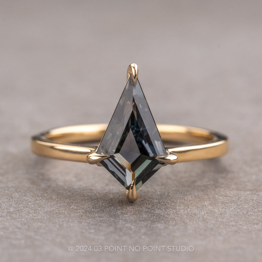 Sapphire Engagement Ring, Point No Point Studio