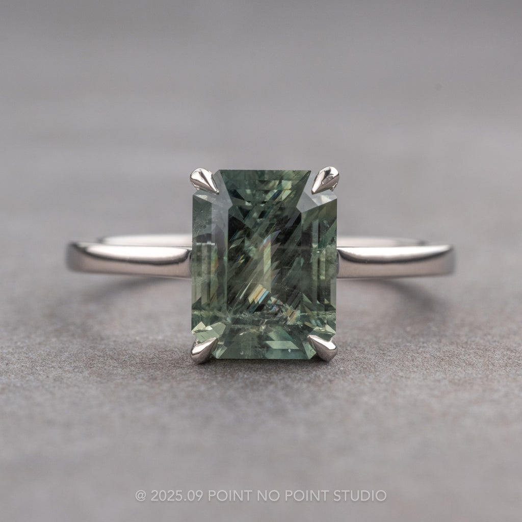 Montana Sapphire Engagement Ring, Point No Point Studio