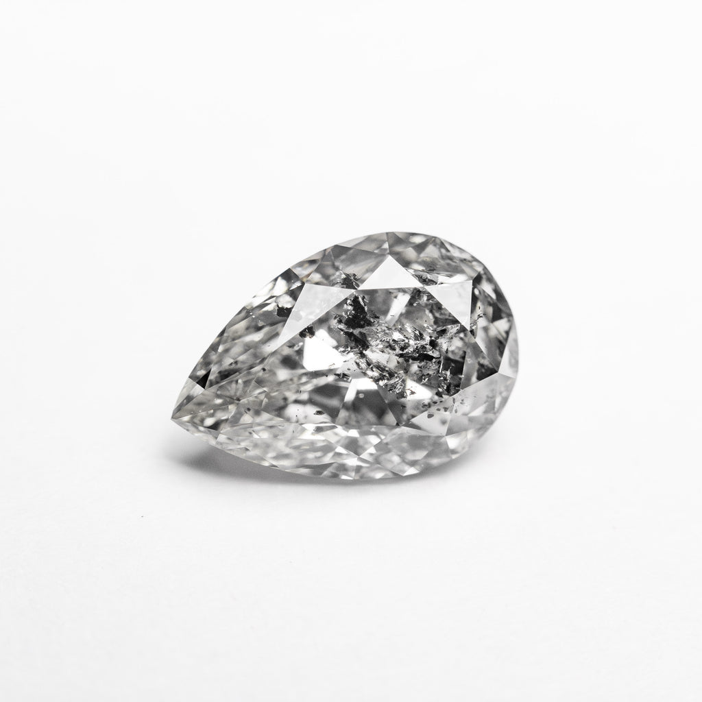1.24 CARAT CANADIAN SALT AND PEPPER BRILLIANT CUT PEAR DIAMOND – Point ...