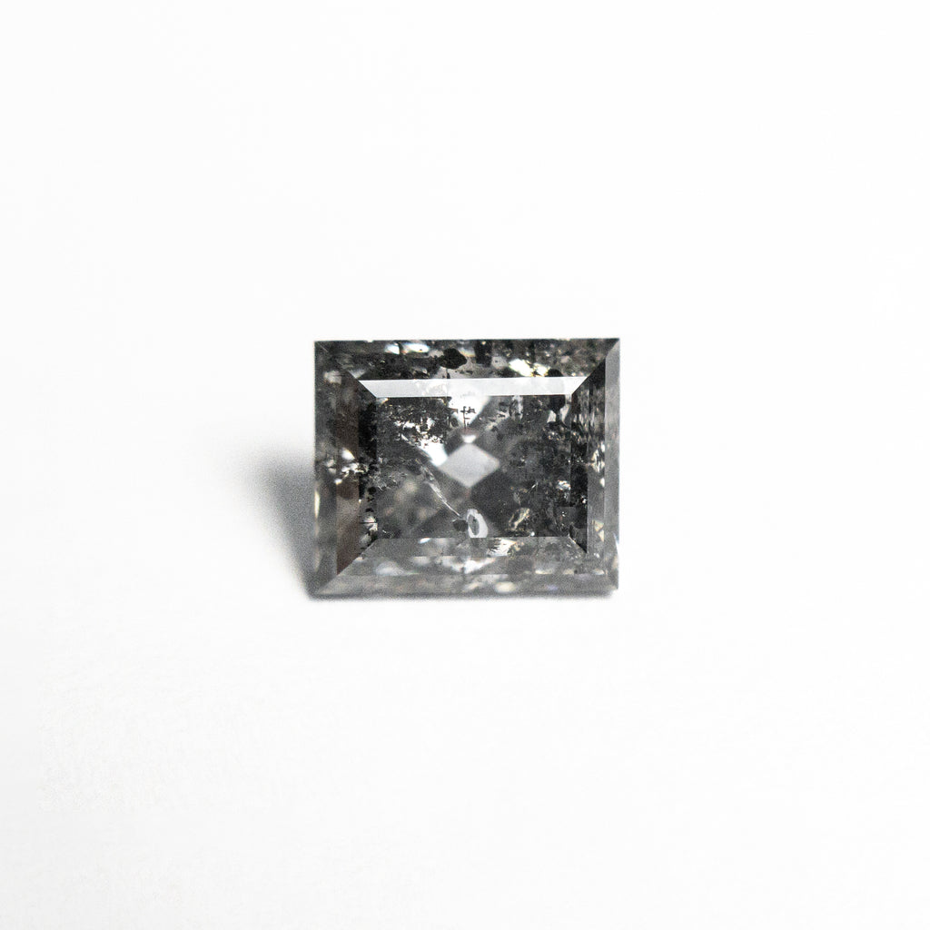 1.47 CARAT CANADIAN SALT AND PEPPER BRILLIANT CUT RECTANGLE DIAMOND ...
