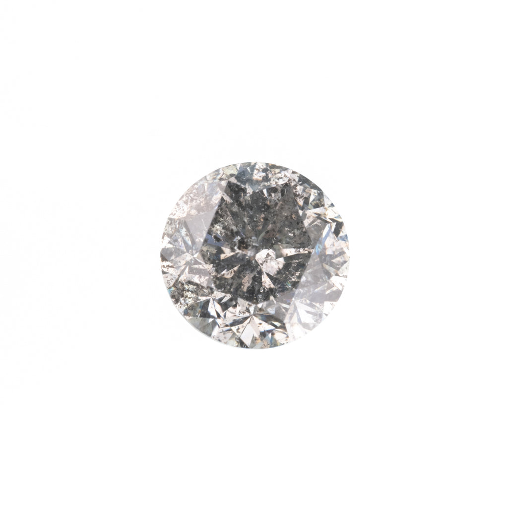 1.55 Carat Canadian Salt and Pepper Brilliant Cut Round Diamond – Point ...