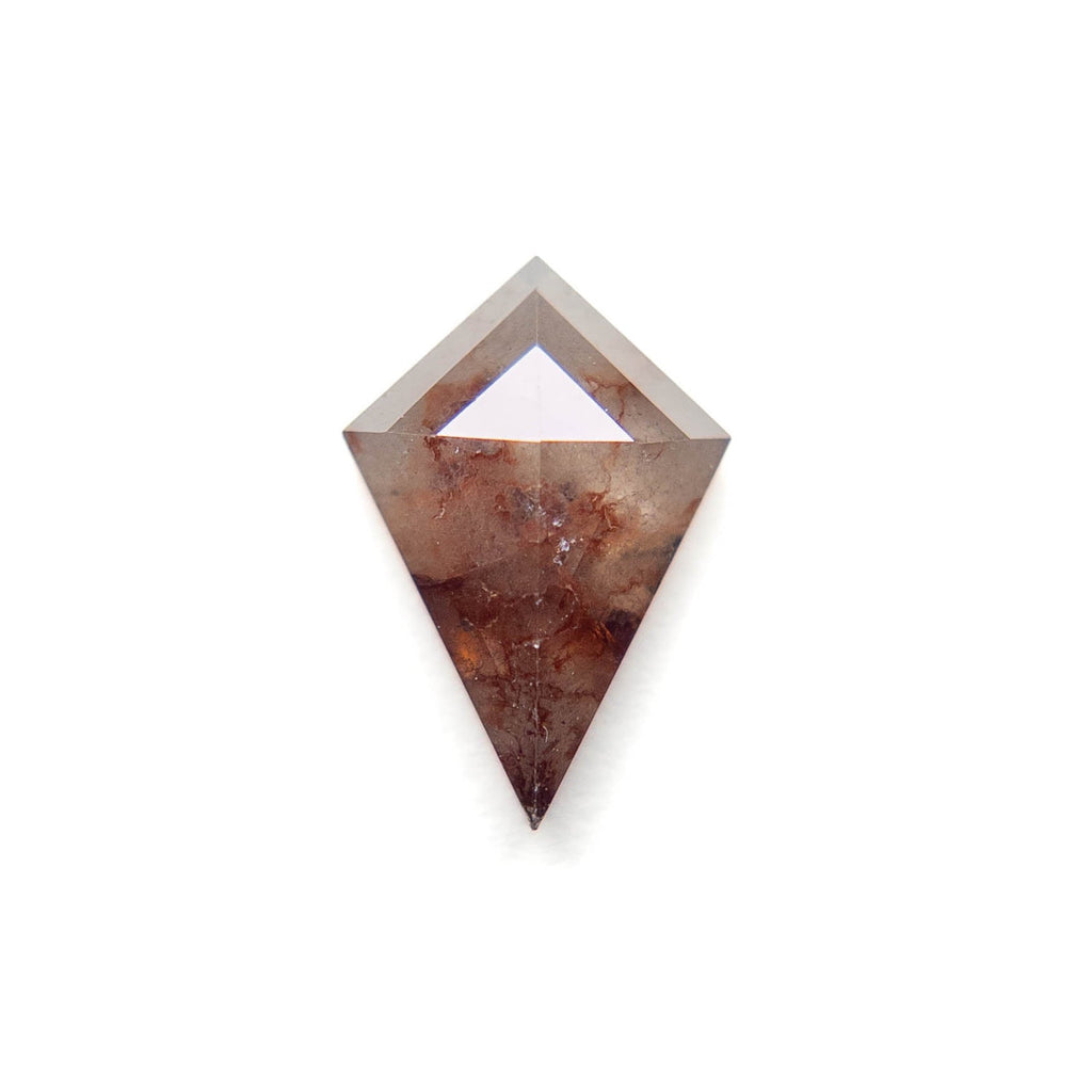 1.23 Carat Orange Salt and Pepper Rose Cut Kite Diamond – Point No ...