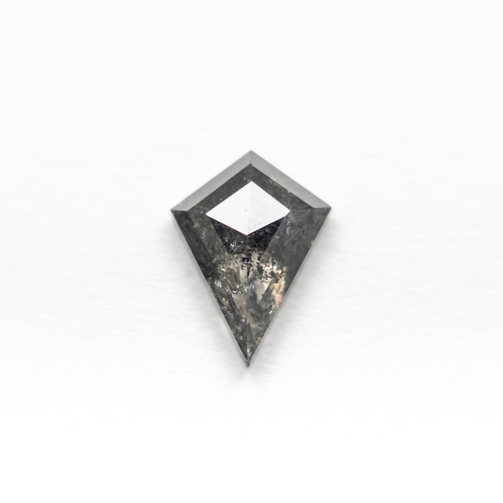 .69 Carat Salt and Pepper Rose Cut Kite Diamond – Point No Point Studio