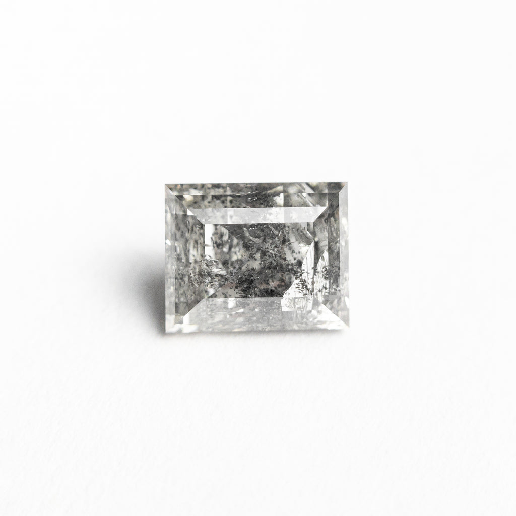 1.04 CARAT CANADIAN SALT AND PEPPER BRILLIANT CUT PRINCESS DIAMOND ...