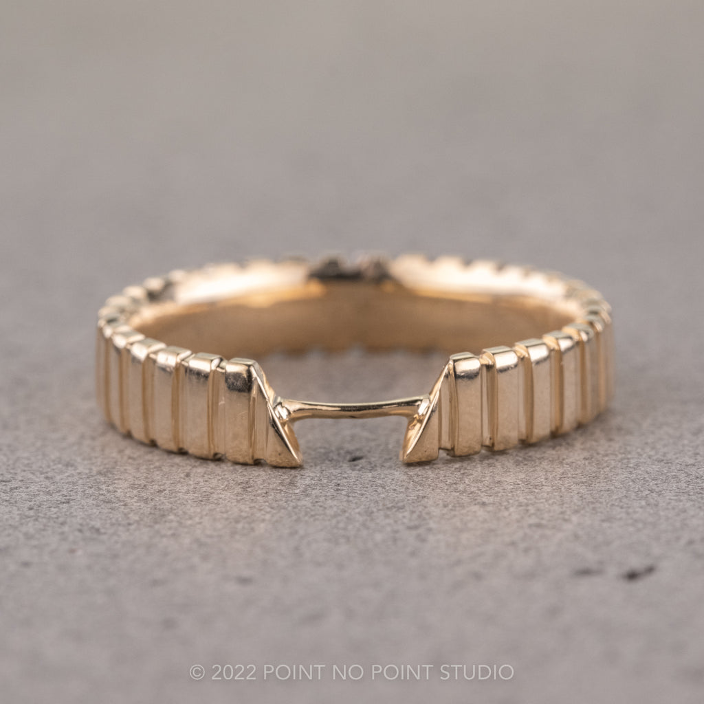 Notched Wedding Cuff, Point No Point Studio
