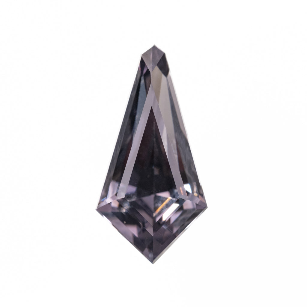 1.48 Carat Grey Step Cut Kite Spinel – Point No Point Studio